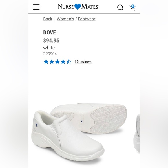 Nurse Mates | Shoes | Nurse Mates Dove Style Shoe White Size 6 | Poshmark